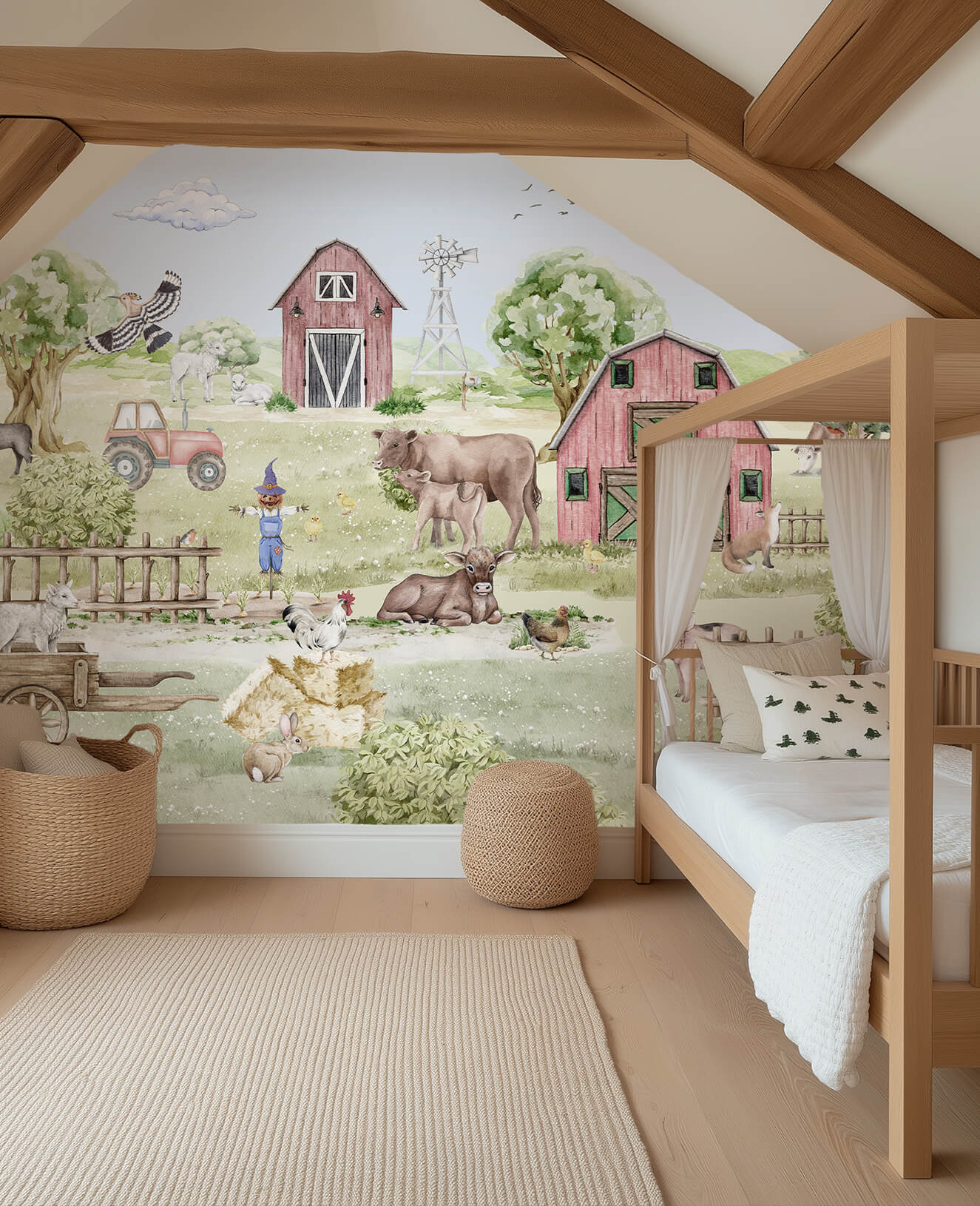 Kinderkamer make-over met behang van Creative Lab Amsterdam