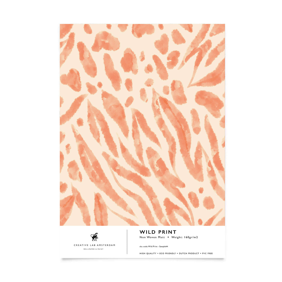 Wild Print Behang Sample – Creative Lab Amsterdam