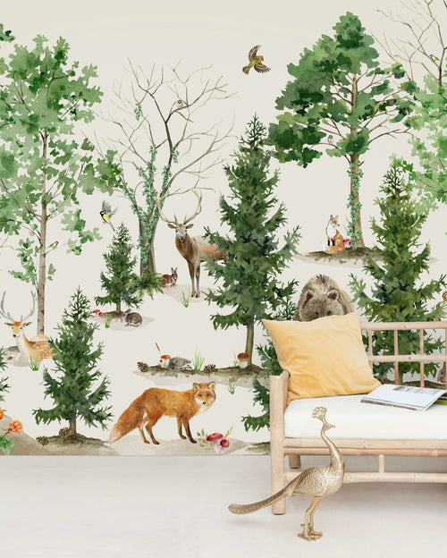 View all animal wallpaper designs; custom, circles and murals ...